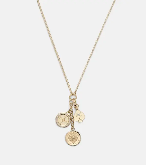 FOUNDRAE 18kt Pendant Necklace With Diamonds