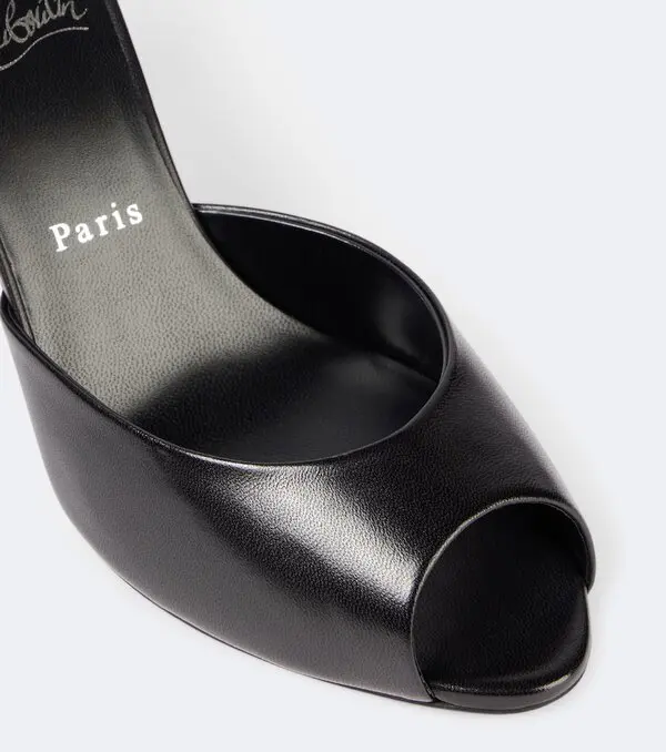 CHRISTIAN LOUBOUTIN Me Dolly Leather Mules