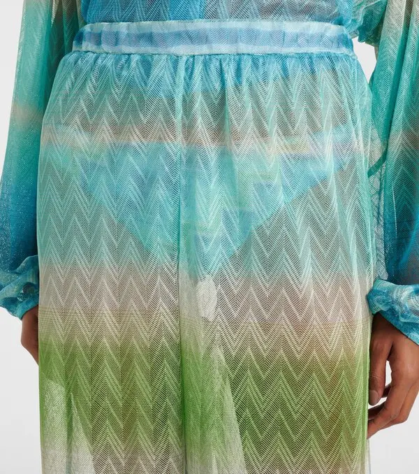 Missoni Zigzag Palazzo Pants