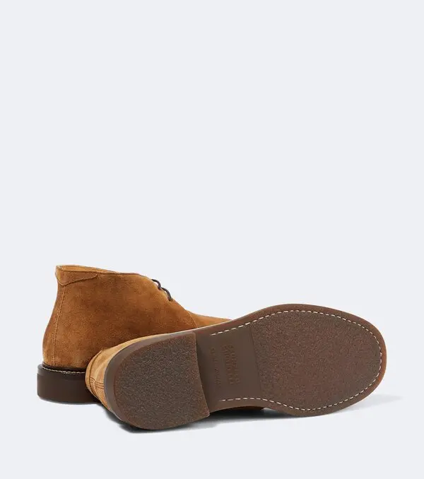Brunello Cucinelli Suede Ankle Boots