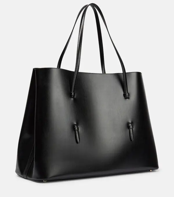 Alaïa Mina 50 Large Leather Tote Bag