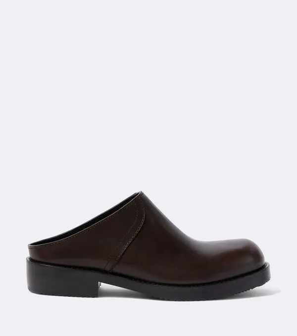 Dries Van Noten Leather Mules