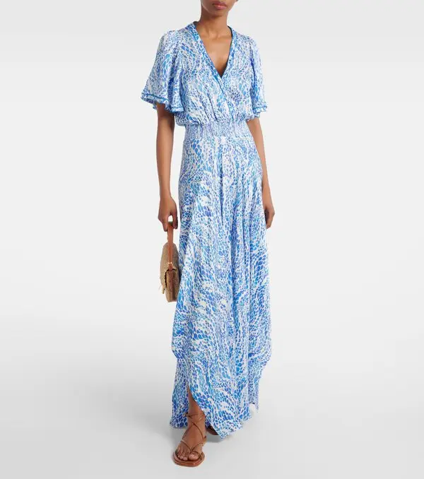Poupette St Barth Mabelle Maxi Dress - Blue