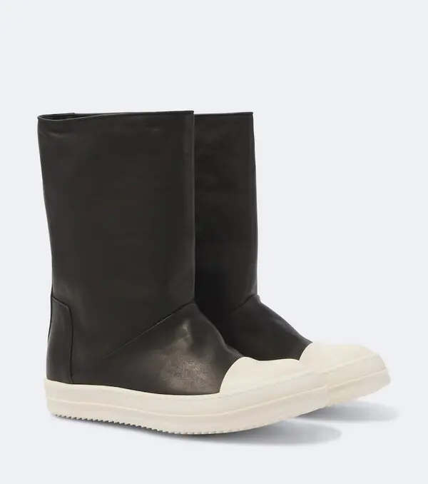 Rick Owens Leather Boots