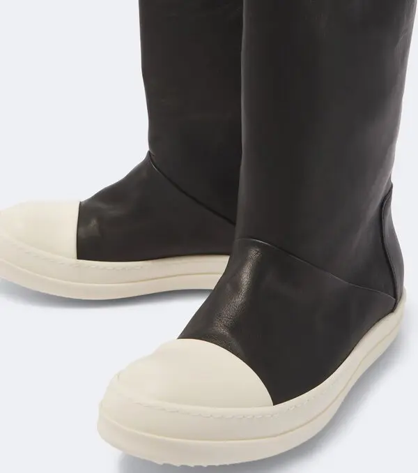 Rick Owens Leather Boots