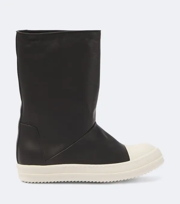 Rick Owens Leather Boots