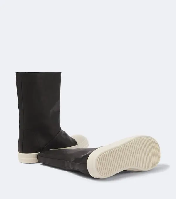 Rick Owens Leather Boots
