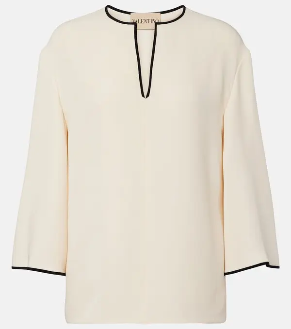 Valentino Garavani Cady Couture Top - White