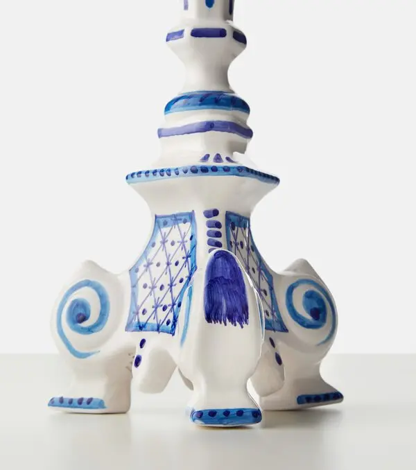 LES-OTTOMANS Turquerie Ceramic Candle Holder