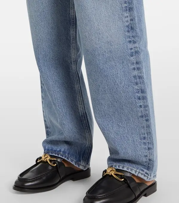 AGOLDE V-waist Baggy Straight Jeans In Fairway