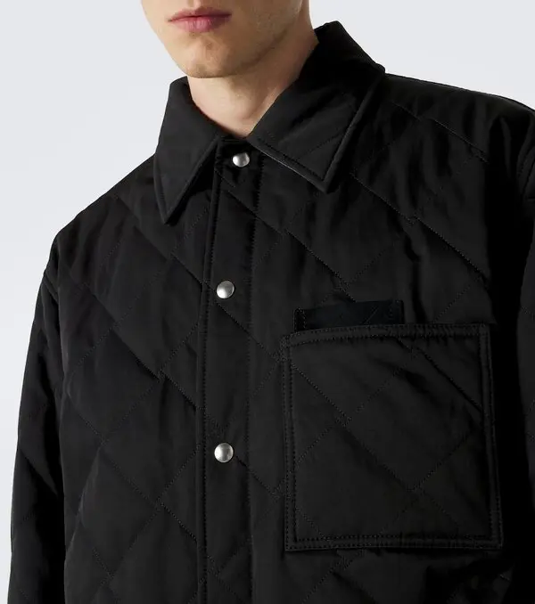 Bottega Veneta Intrecciato Quilted Cotton-blend Overshirt