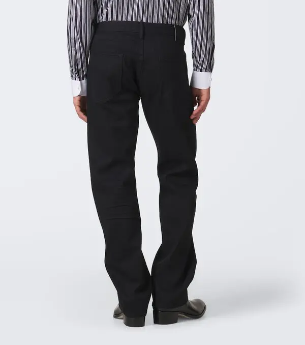 TOM FORD 50s Straight Jeans In Cotswold Stone - Black