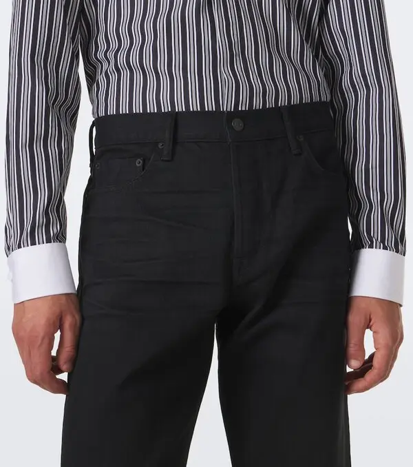 TOM FORD 50s Straight Jeans In Cotswold Stone - Black