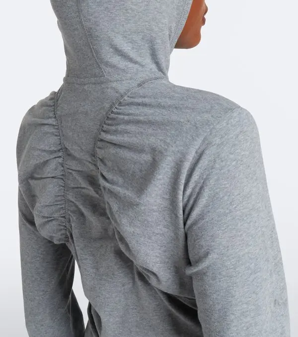 Adidas By Stella McCartney Logo Jersey Half-zip Hoodie