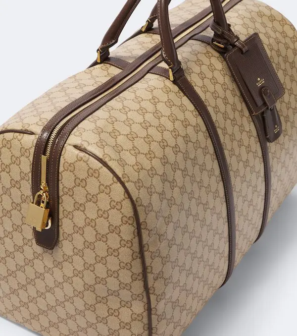 Gucci Essence Large Gg Canvas Duffel Bag