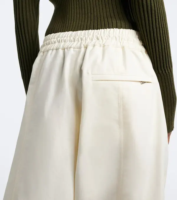 Bottega Veneta Cotton Toile Wide-leg Pants