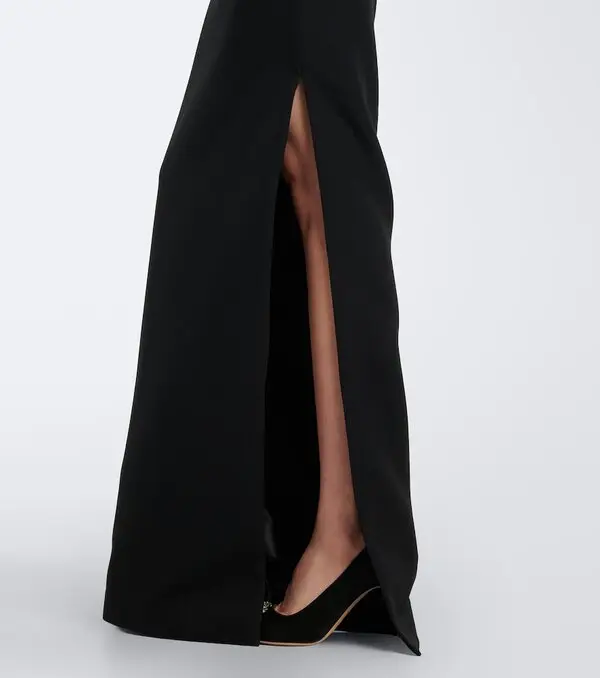 Safiyaa Kasia Draped Crêpe Gown