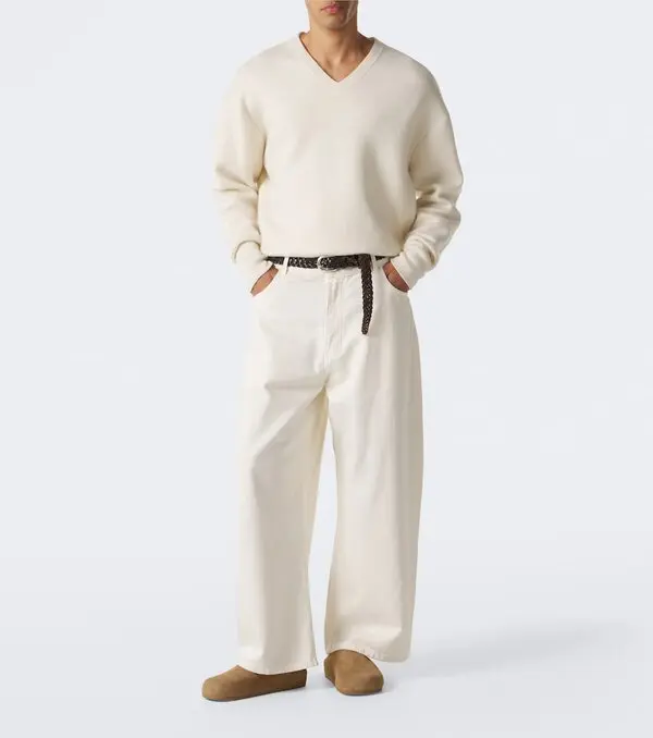 Studio Nicholson Wearing Suede Mules