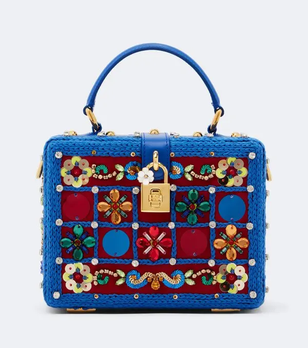 Dolce & Gabbana Dolce Box Beaded Box Bag - Multicoloured