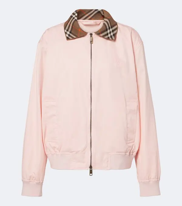 Burberry Check Cotton Blouson Jacket