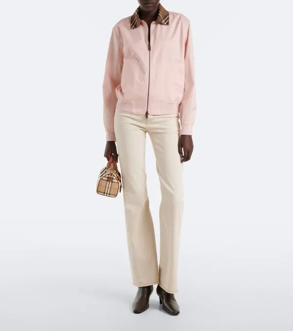 Burberry Check Cotton Blouson Jacket
