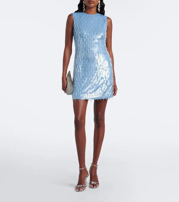 Rachel Gilbert Calypso Embellished Minidress