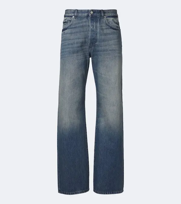 Dries Van Noten Faded Straight Leg Jeans