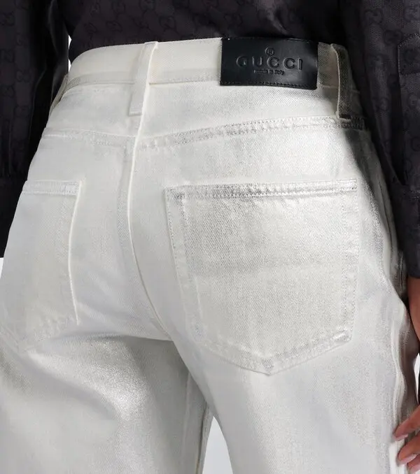 Gucci Low-rise Wide-leg Jeans