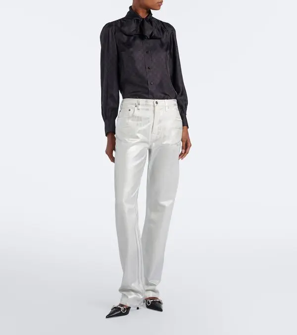 Gucci Low-rise Wide-leg Jeans