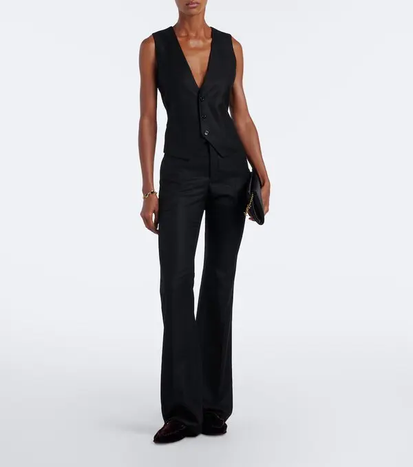Saint Laurent Le Loafer Velvet Penny Loafers