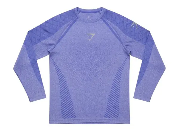 GYMSHARK Devant Seamless Longsleeve Slim Fit T-shirt