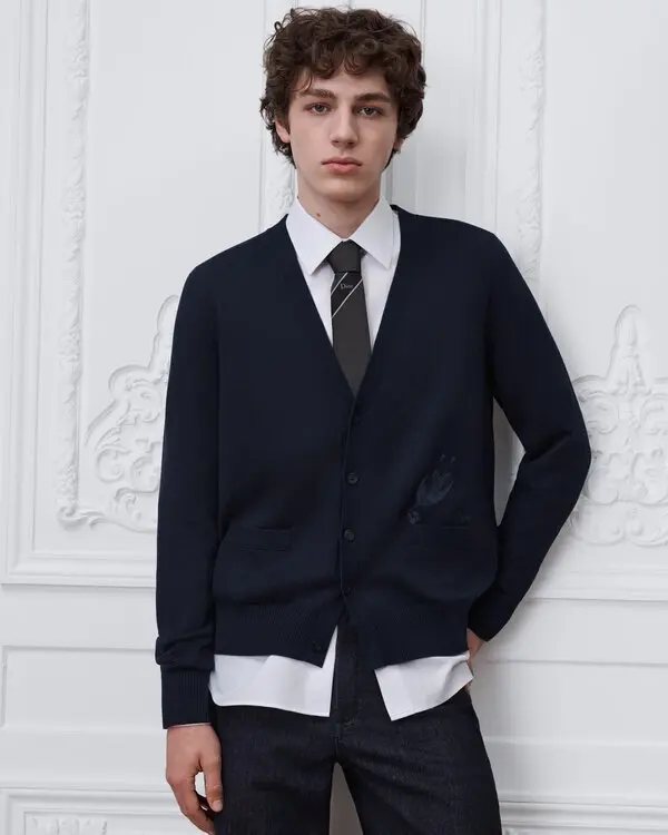 Dior Regimental Silk Jacquard Tie