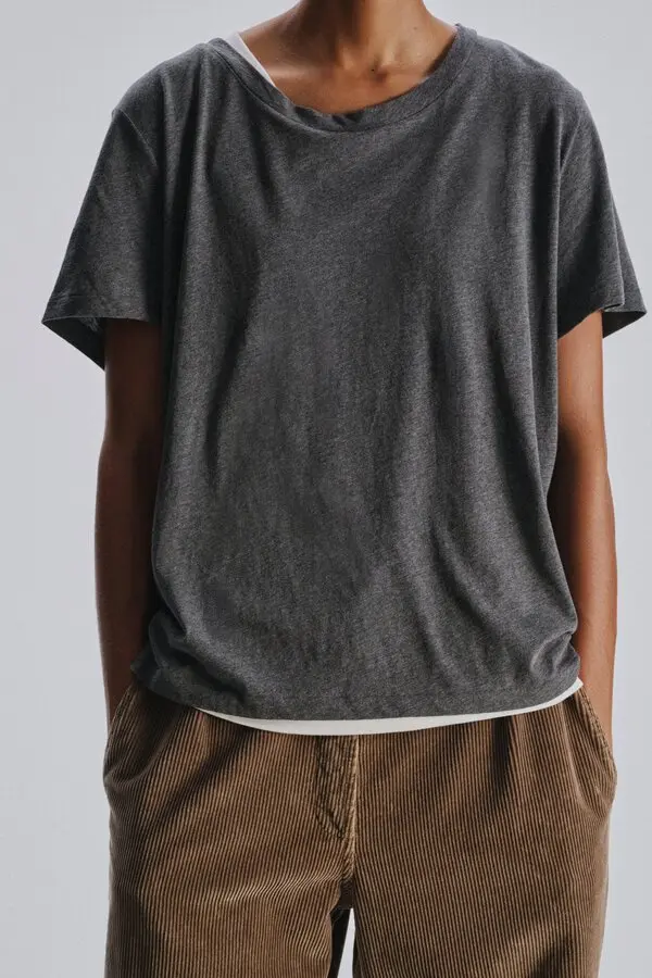 THE ROW Dera Cotton Jersey T-shirt