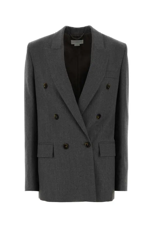 Stella McCartney Double-breasted Flannel Blazer