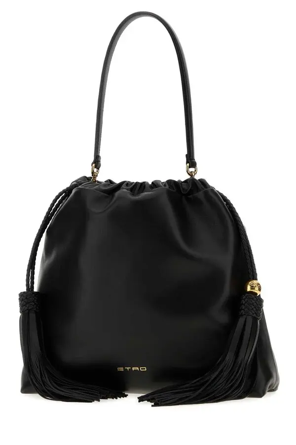 Etro Leather Medium Kalispera Bucket Bag