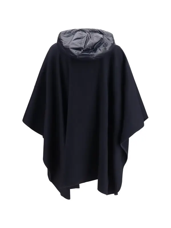 Moncler Padded Wool Blend Cape