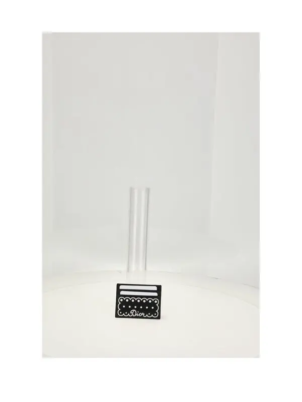 Dior Card Holder Polkadior - Black
