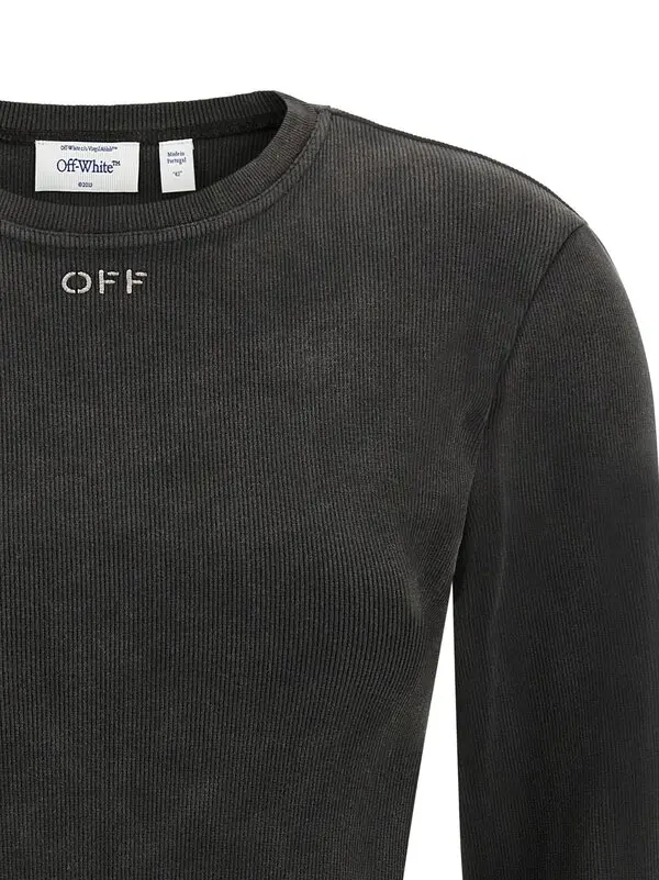 Off-White Off Stamp' T-shirt - Black