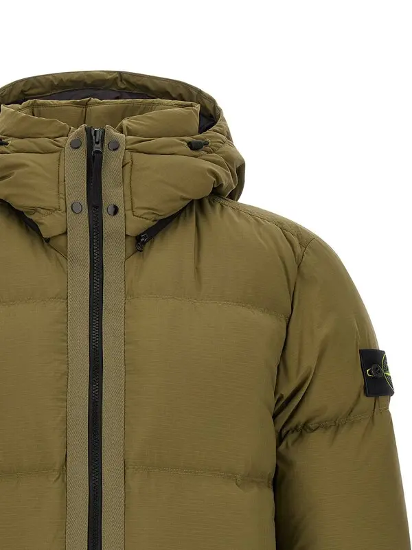 Stone Island 4100013 Down Jacket With Removable Hood