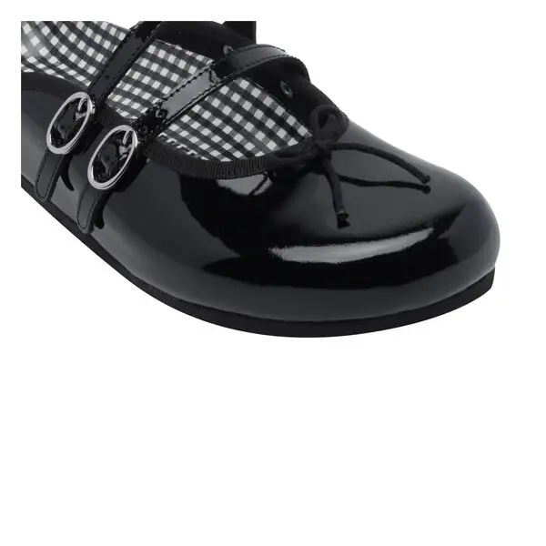 BIRKENSTOCK X REPETTO Patent Leather Bow Detailed Mary Jane Mules