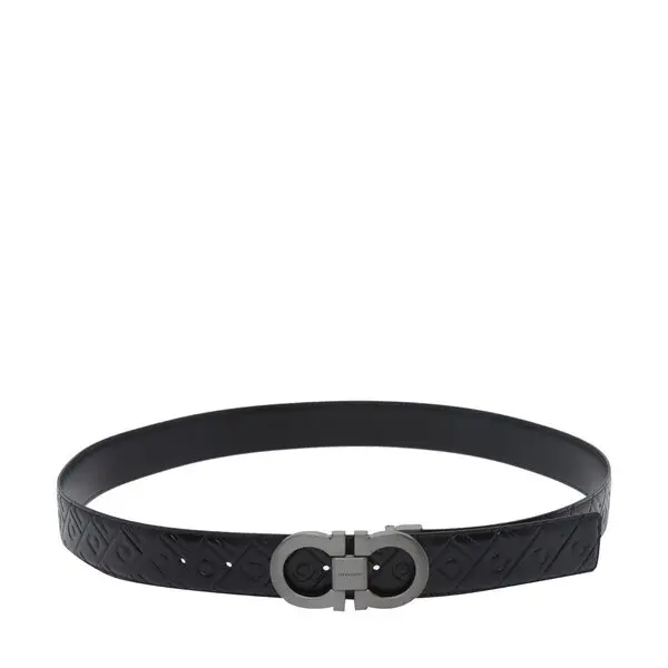 FERRAGAMO Adjustable And Reversible Gancini Belt