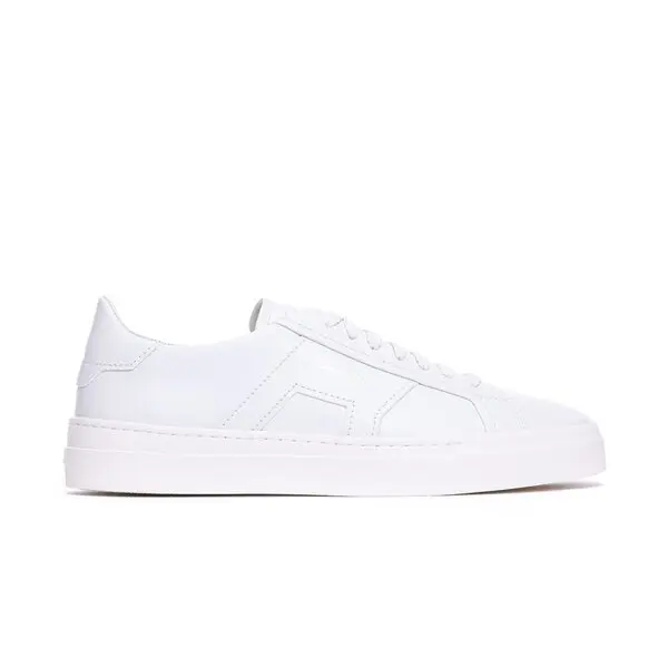 Santoni Double Buckle Sneakers - White