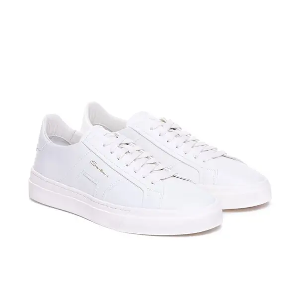 Santoni Double Buckle Sneakers