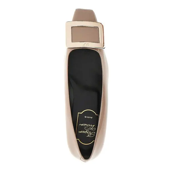 ROGER VIVIER Belle Vivier' Patent Leather Pumps - Grey