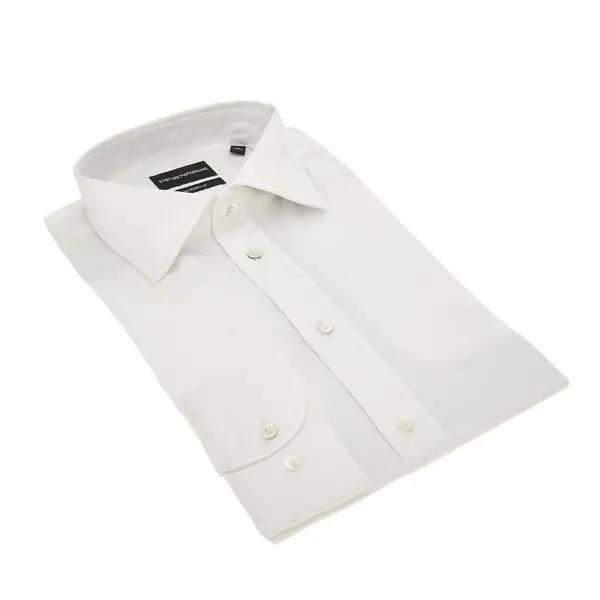 Emporio Armani Stretch Poplin Modern Fit Shirt