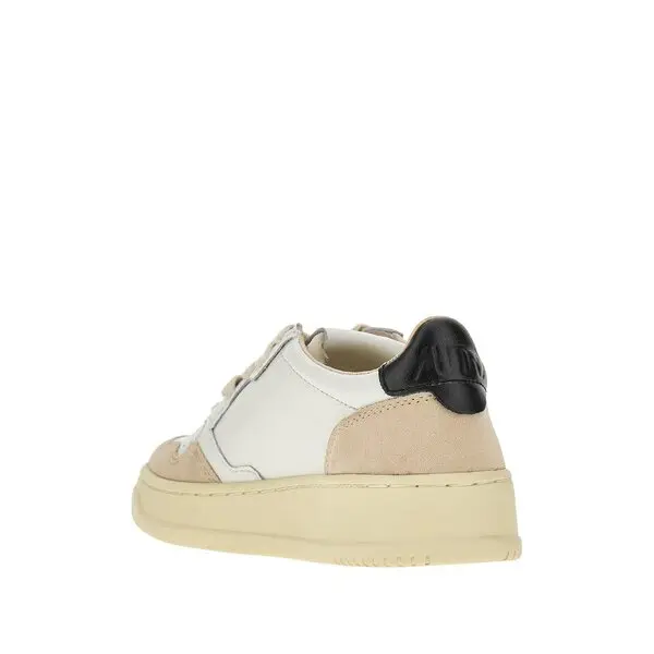 AUTRY Suede And Leather Medalist Low Top Sneakers - White