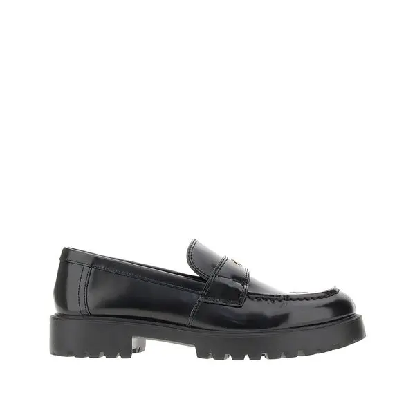 Tory Burch Spazzolato Leather Loafers With Lug Sole