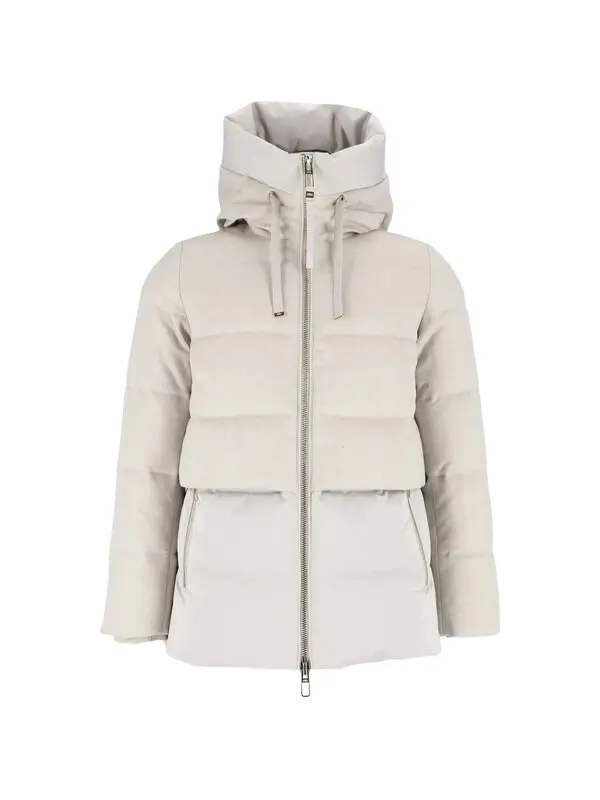 DUNO Short Parka With Zip-up Front