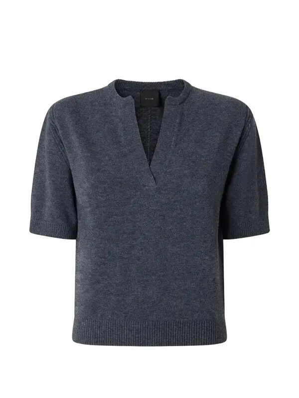 Pinko Varsavia Serafino 90 Wool Pullover - Gray