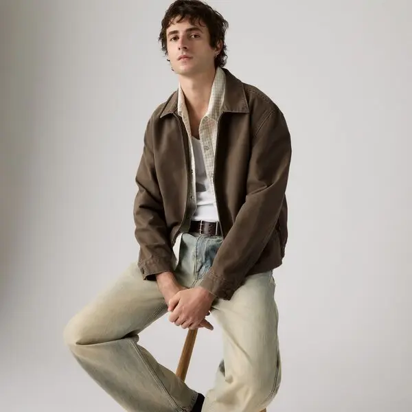 LEVI'S Castro Mechanics Full-zip Jacket - Maitake Brown
